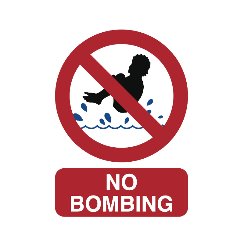 No Bombing Sign - APG Leisure