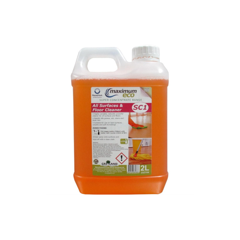 SC1 Super Concentrate Floor & Hard Surface Cleaner - 2 Litre - APG Leisure