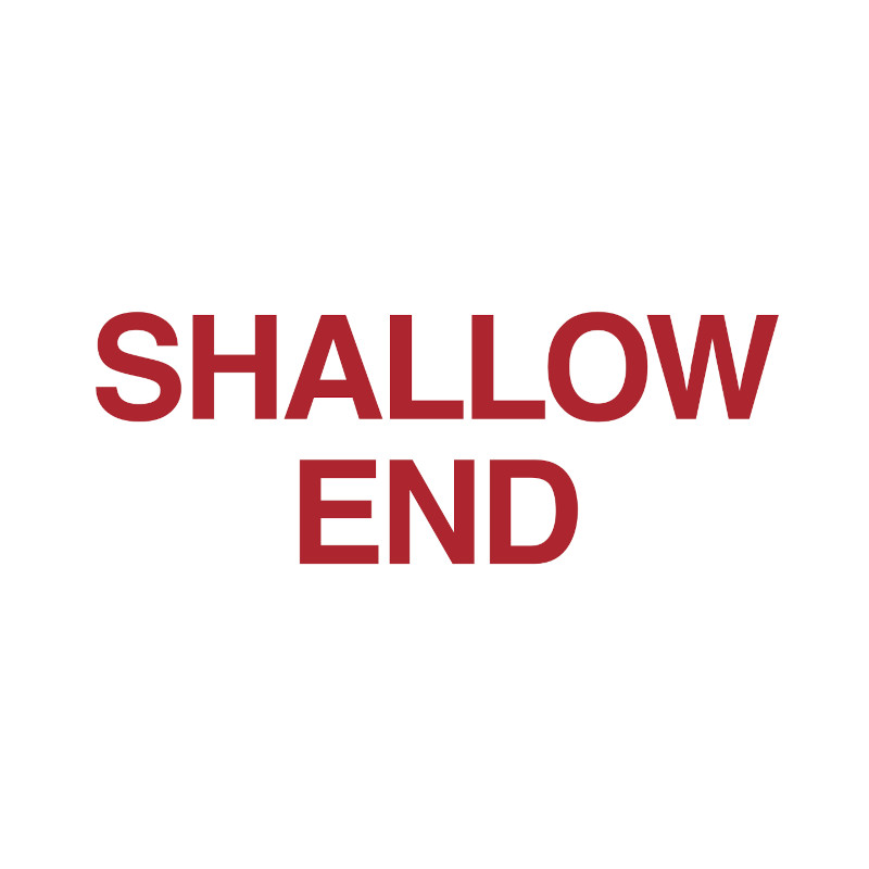 Shallow End Sign - APG Leisure