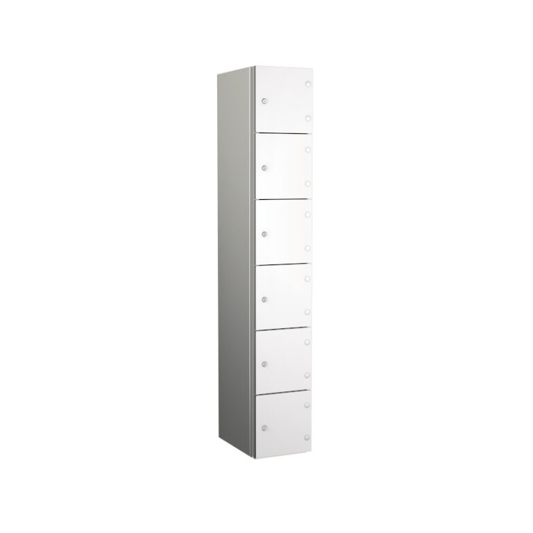 Zenbox Aluminium Locker - Six Door - APG Leisure