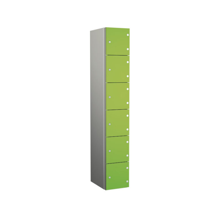 Zenbox Aluminium Locker - Six Door - APG Leisure
