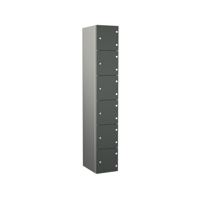 Zenbox Aluminium Locker - Six Door - APG Leisure