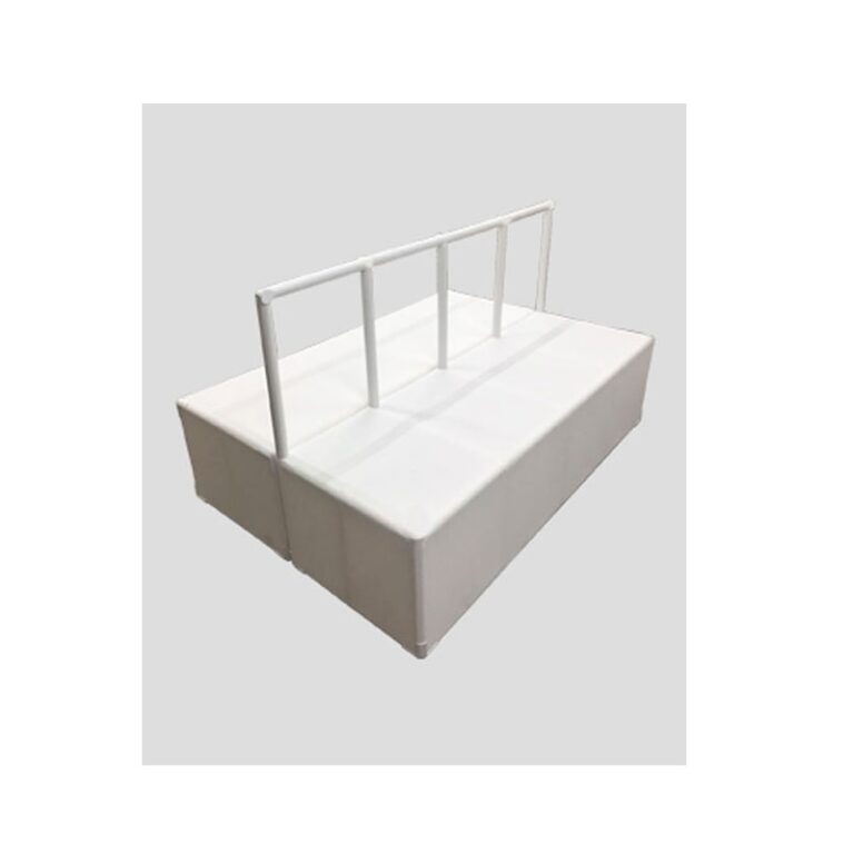 Double Pool Platform with Rail - APG Leisure