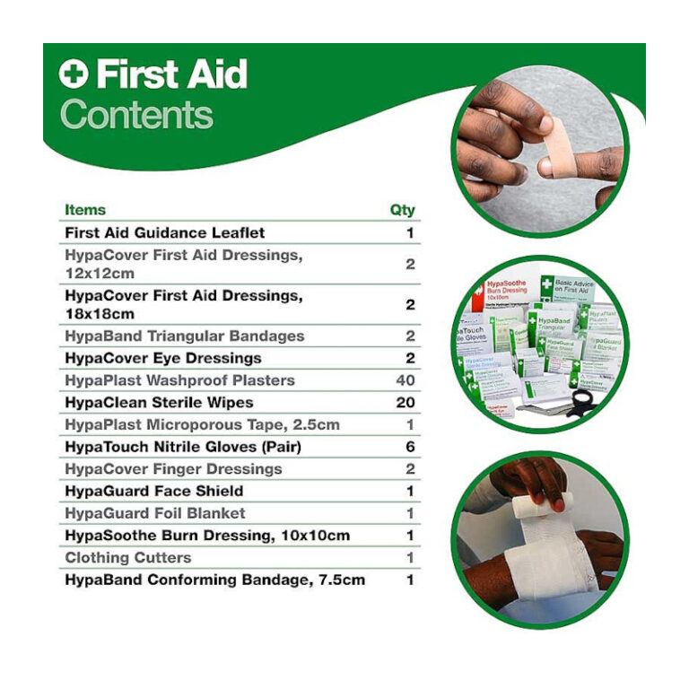 British Standard First Aid Kit - Small - APG Leisure